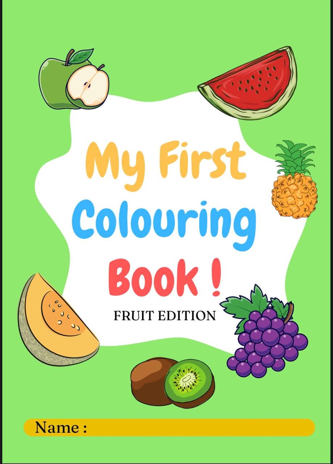 Colouring Book for Kids (PDF ONLY) - Etsy