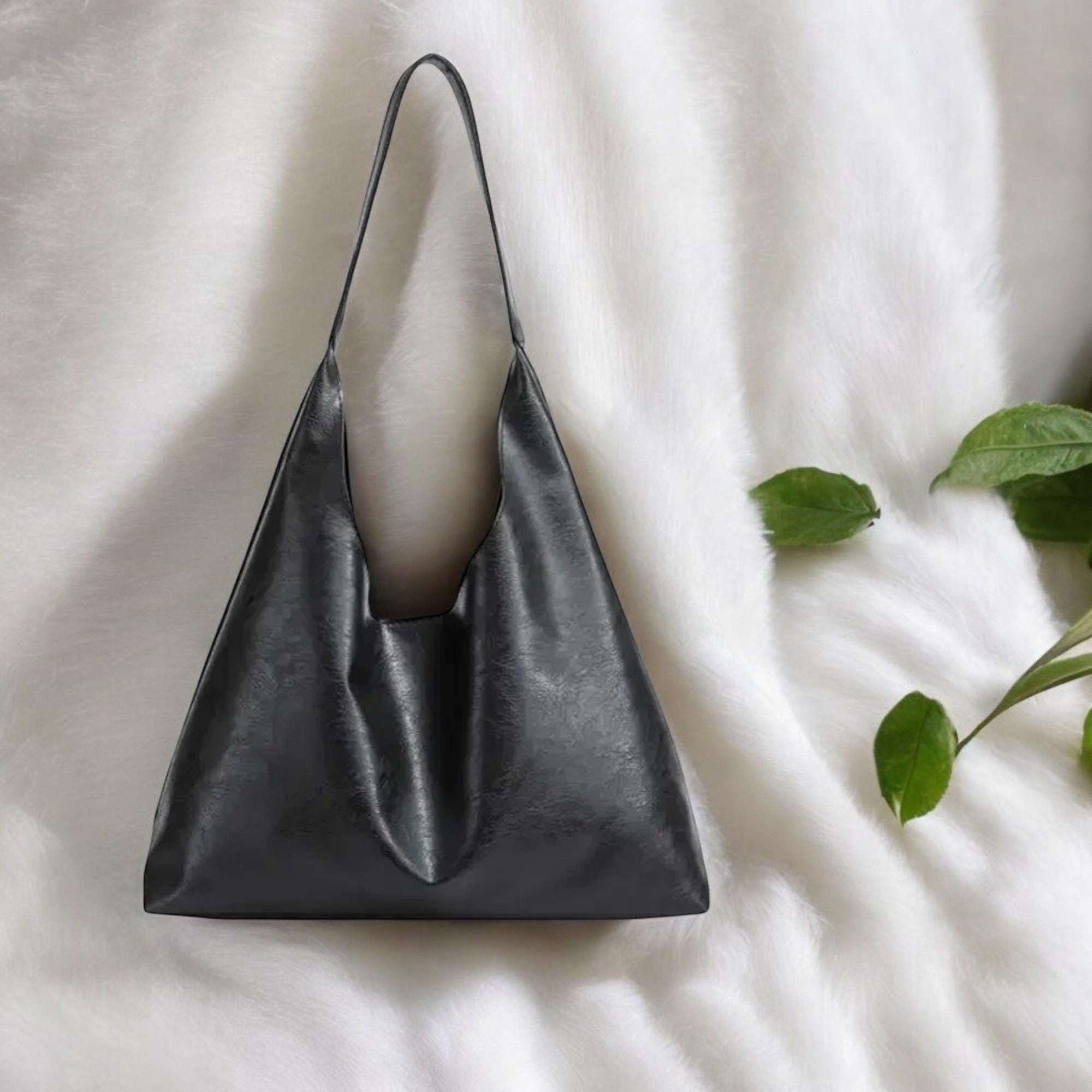 Large Dark Brown Leather Tote Bag for Women, Leather Shoulder Sling Bag ...