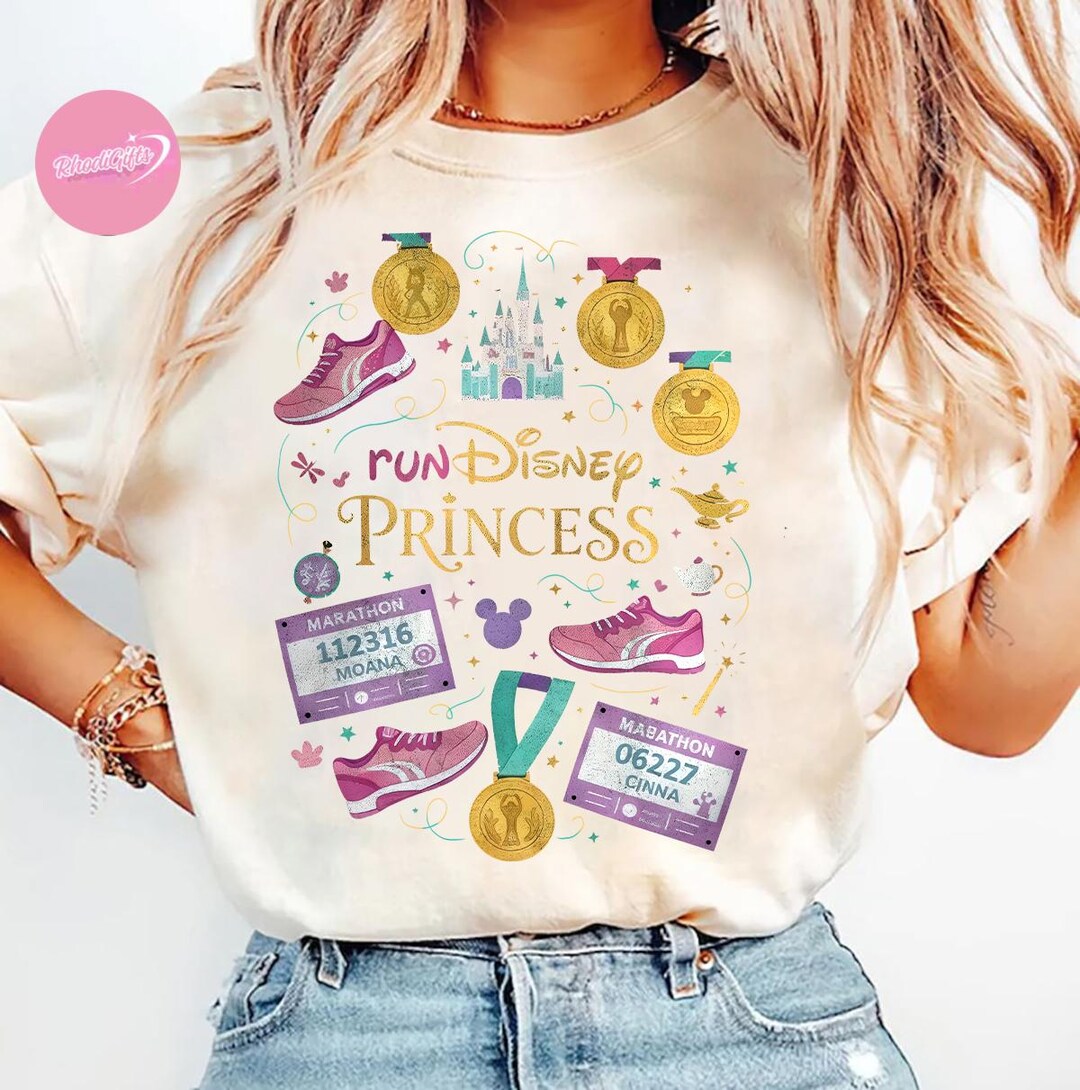 Rundisney Disney Princess Half Marathon Weekend 2026 Shirt, Walt Disney ...