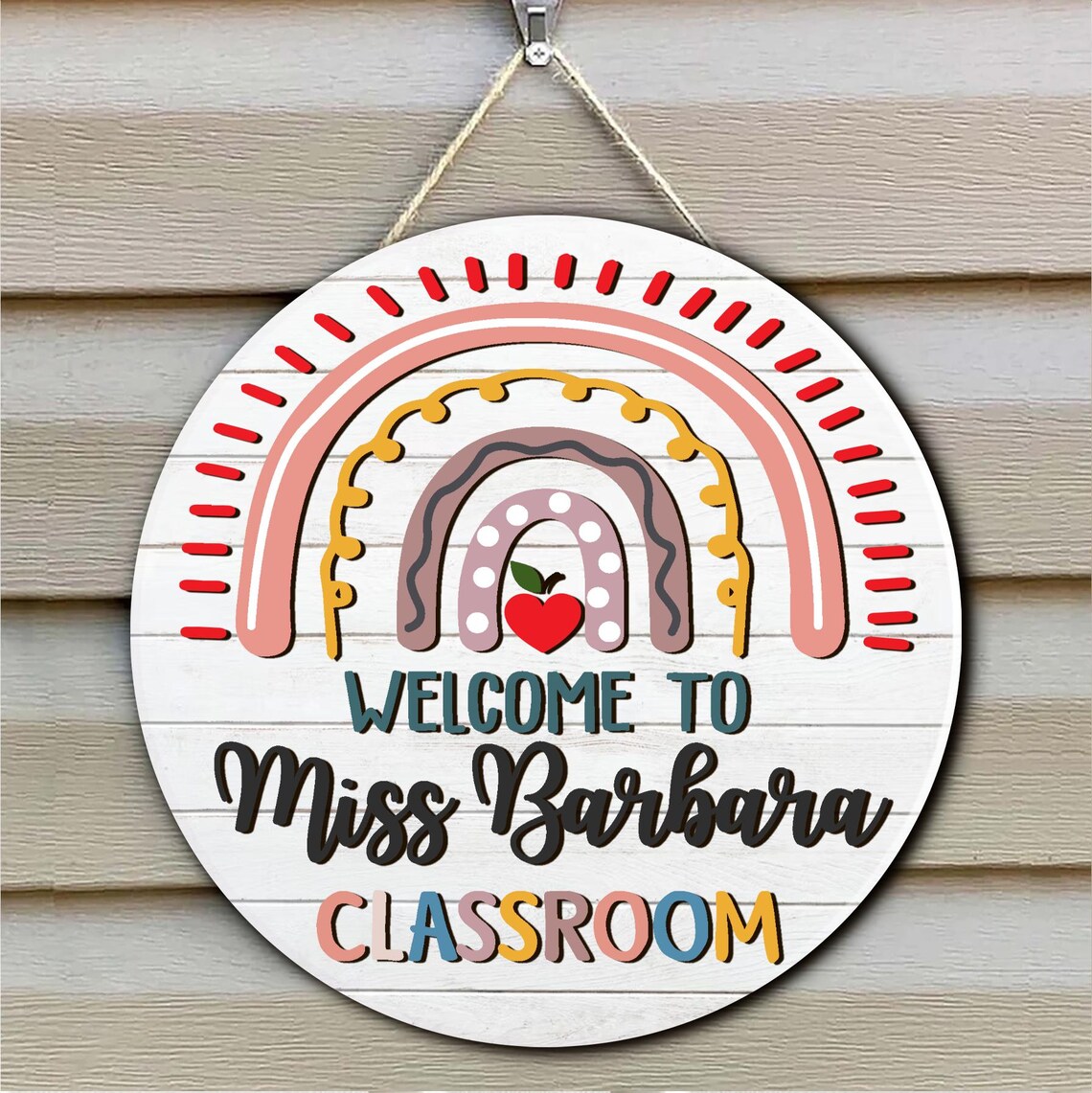 Teacher Doorsign SVG Laser Cut, Back to School Gifts, Classroom Door ...