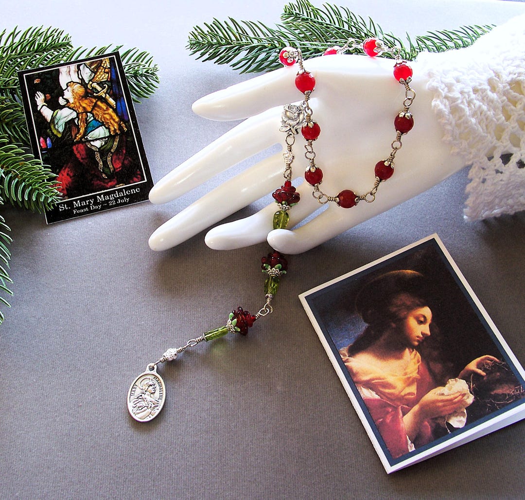 St. Mary Magdalene Unbreakable Traditional Catholic Chaplet - Patron ...