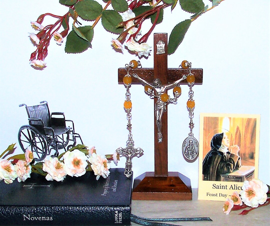 St. Alice Unbreakable Catholic Chaplet - Patron Against Eye Diseases ...