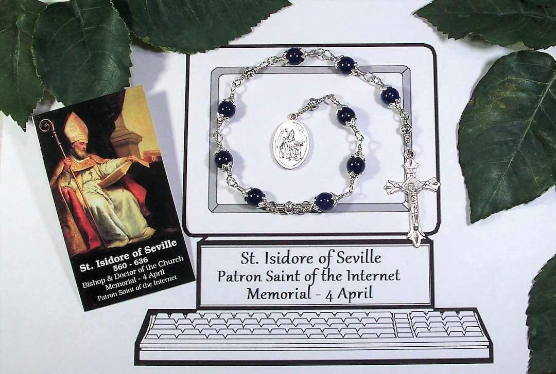 St. Isidore of Seville Unbreakable Catholic Chaplet - Patron Saint of ...