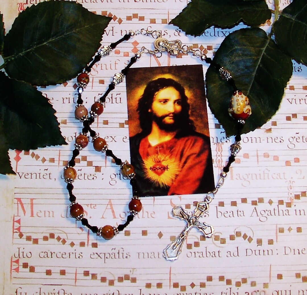 Sacred Heart One-decade Catholic Rosary for Frog Lovers, Nature Lovers ...
