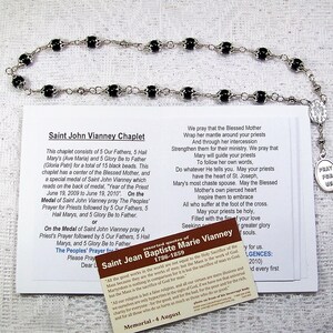 St. John Vianney Unbreakable Catholic Chaplet - Patron Saint of Priests ...