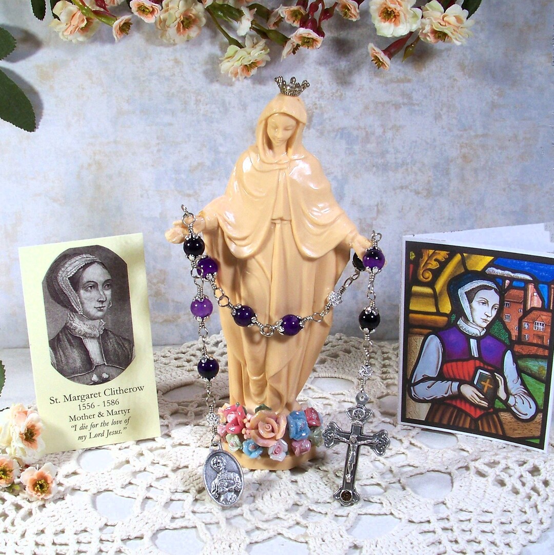 St. Margaret Clitherow Unbreakable Roman Relic Catholic Chaplet ...