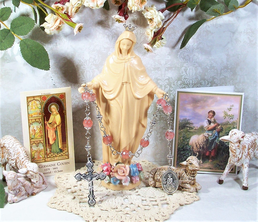 St. Germaine Cousin Unbreakable Catholic Chaplet - Patron Saint of ...