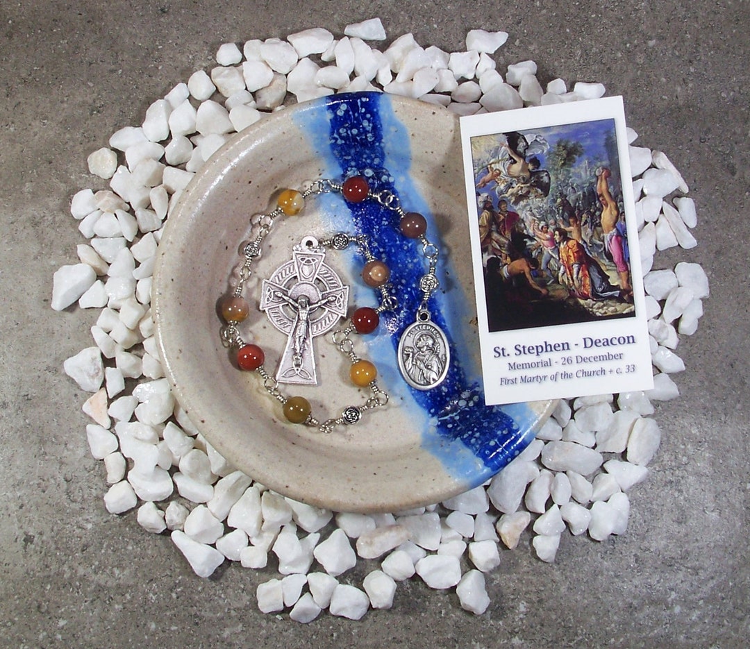 St. Stephen, Deacon, First Martyr, Unbreakable Catholic Chaplet ...