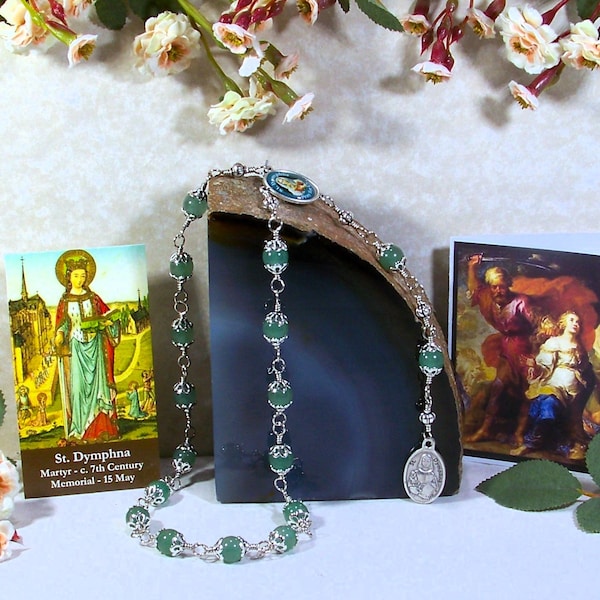 St Dymphna - Etsy