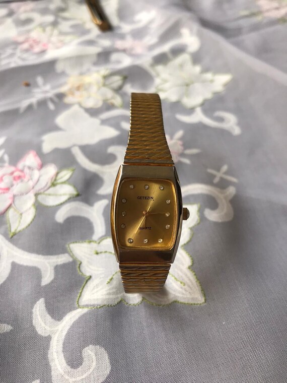 1980s Vintage Gold Tone Womens Wrist Watch - Etsy
