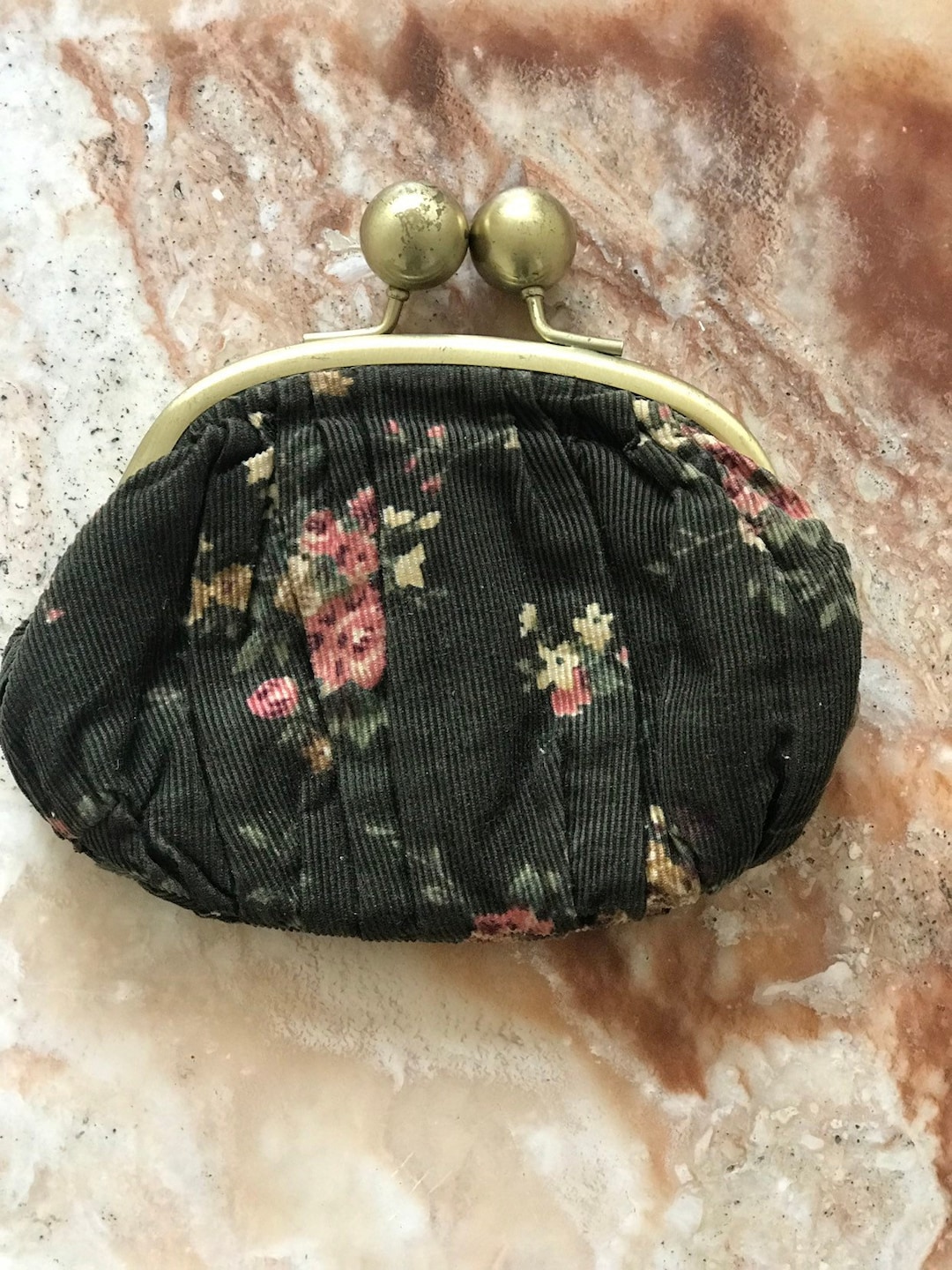 Vintage Coin Purse / Vintage Purse / 70s Purse / Boho Bag / Petite ...