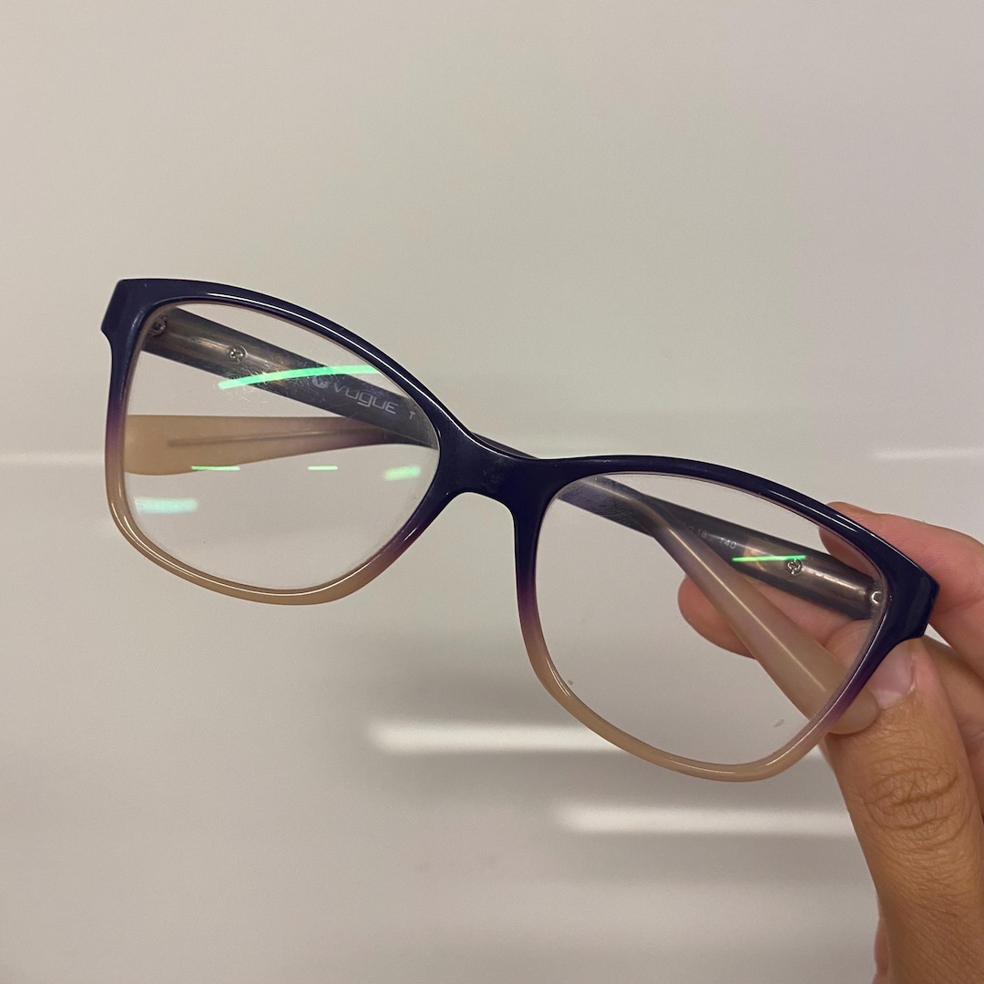 1990s Vintage Vogue Eyeglasses / 90s Retro Reading Eyeglasses / Vintage Glasses / Granny Reading ...