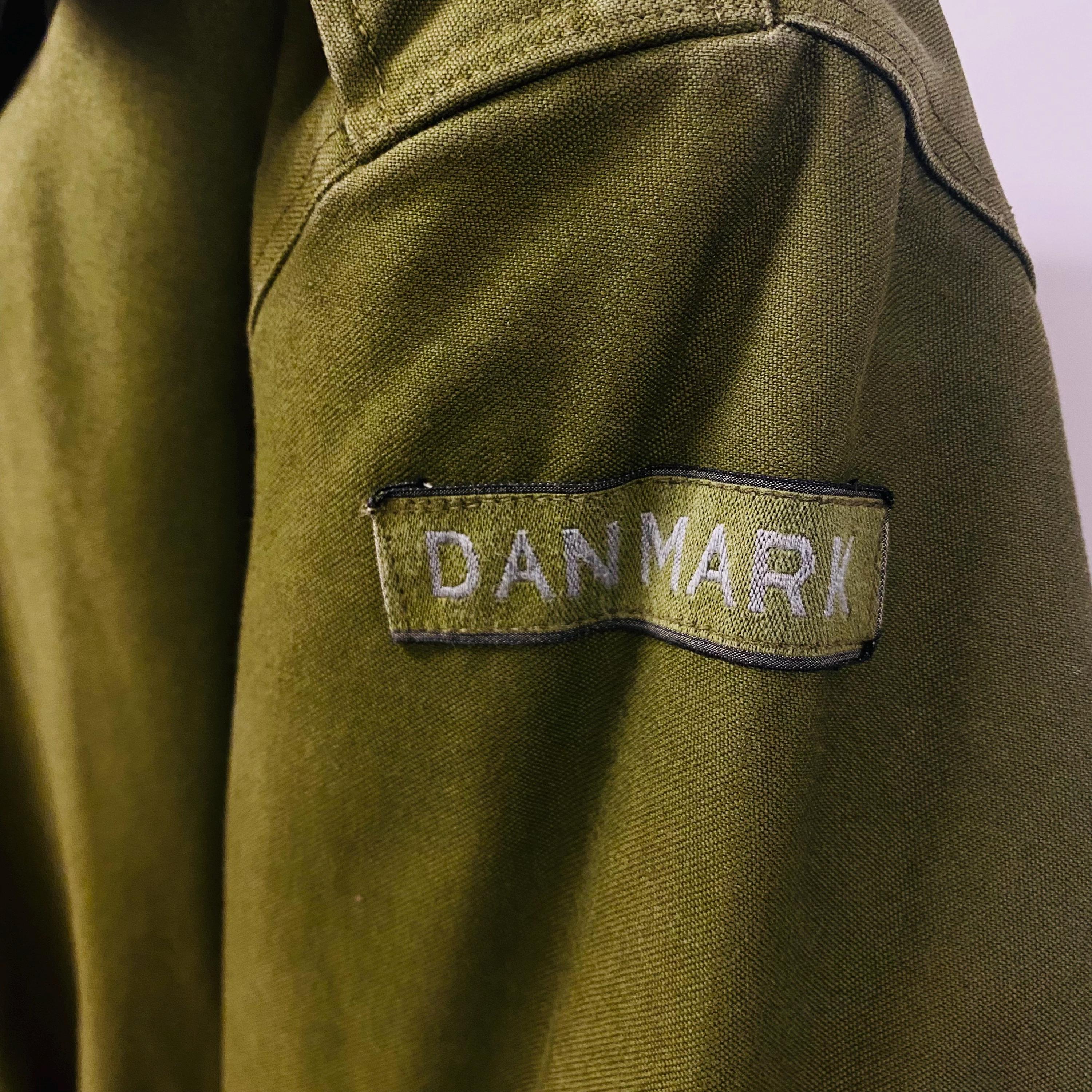 Original Vintage Danish Military Field Coat – Olive Green Scandinavian ...