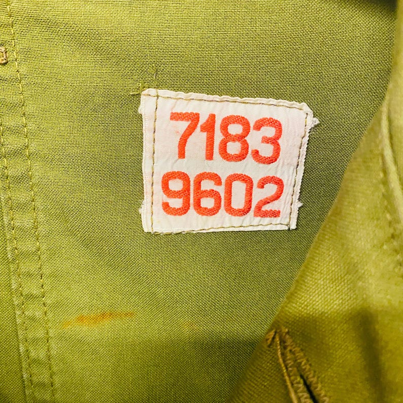 Original Vintage Danish Military Field Coat – Olive Green Scandinavian ...