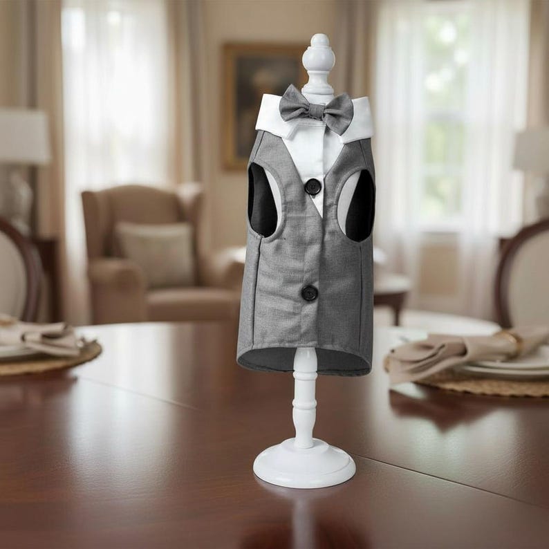 Tuxedo-style Jacket for Pets | Formal Pet Outfit B2 - Etsy UK