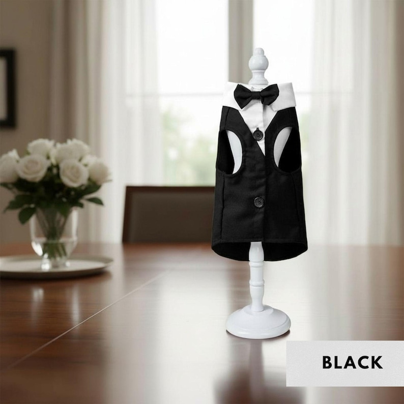 Tuxedo-style Jacket for Pets | Formal Pet Outfit B2 - Etsy UK