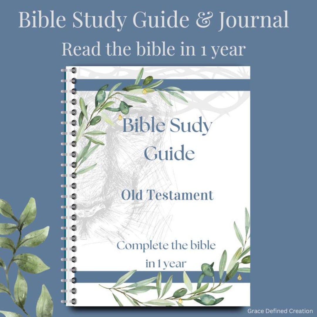 1-year Bible Study Guide: Old Testament Reading Plan + Journal ...