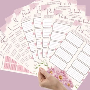 Christian Bachelorette Party Games – Clean Bridal Shower Printables ...