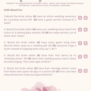 Christian Bachelorette Party Games – Clean Bridal Shower Printables ...