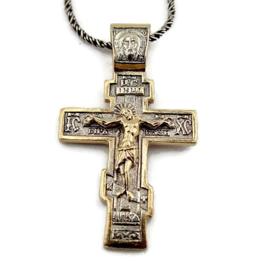 Silver Cross Gold Plated From Hollyland With Chain' Gold Plated 24k ...