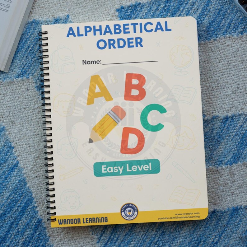 Alphabetical Order Worksheet for Kids – ABC Order Easy Level ...
