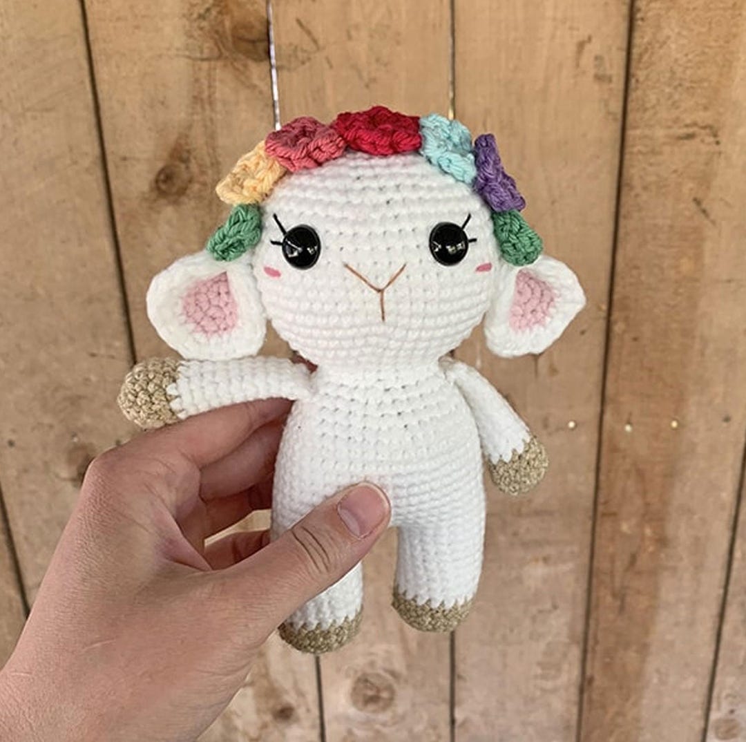 Lily the Lamb Crochet Pattern – Easy & Cute DIY Amigurumi Tutorial - Etsy