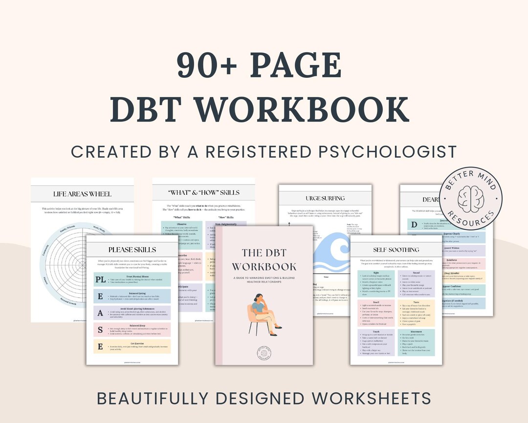 DBT Workbook | Therapy Resource for Young People | Dialectical Behavior ...