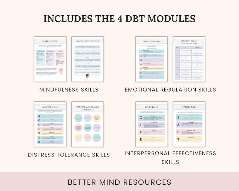 DBT Workbook | Therapy Resource for Young People | Dialectical Behavior ...
