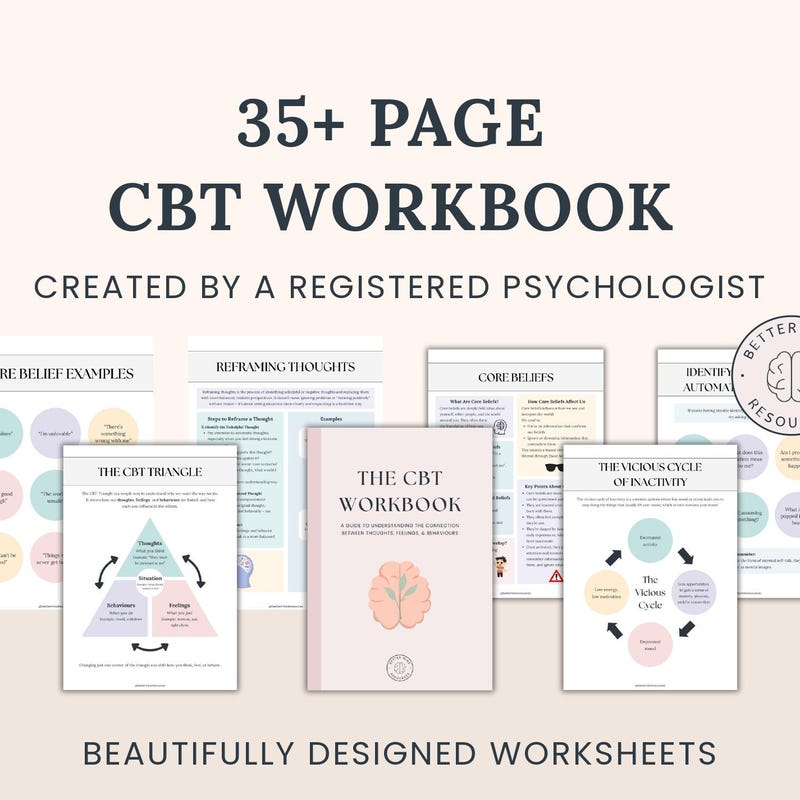 Behavioral Health Worksheet - Etsy UK