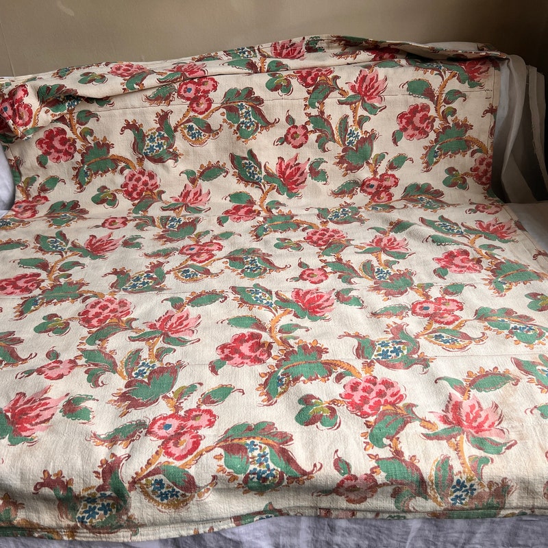 Vintage Floral Fabric - Etsy