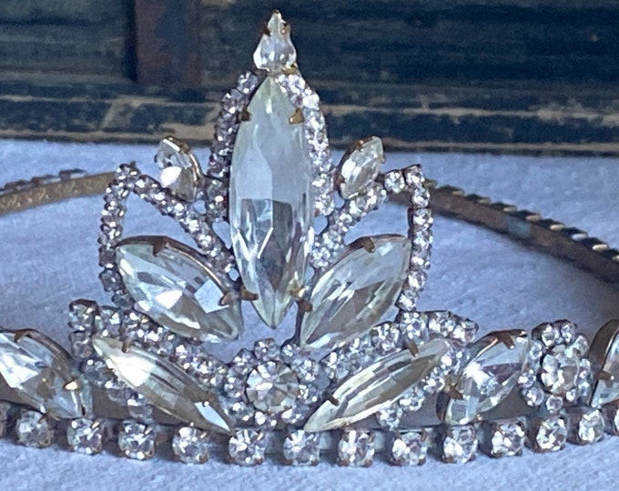 Vintage Wedding Tiara Antique Princess Crown Santos Headpiece - Etsy