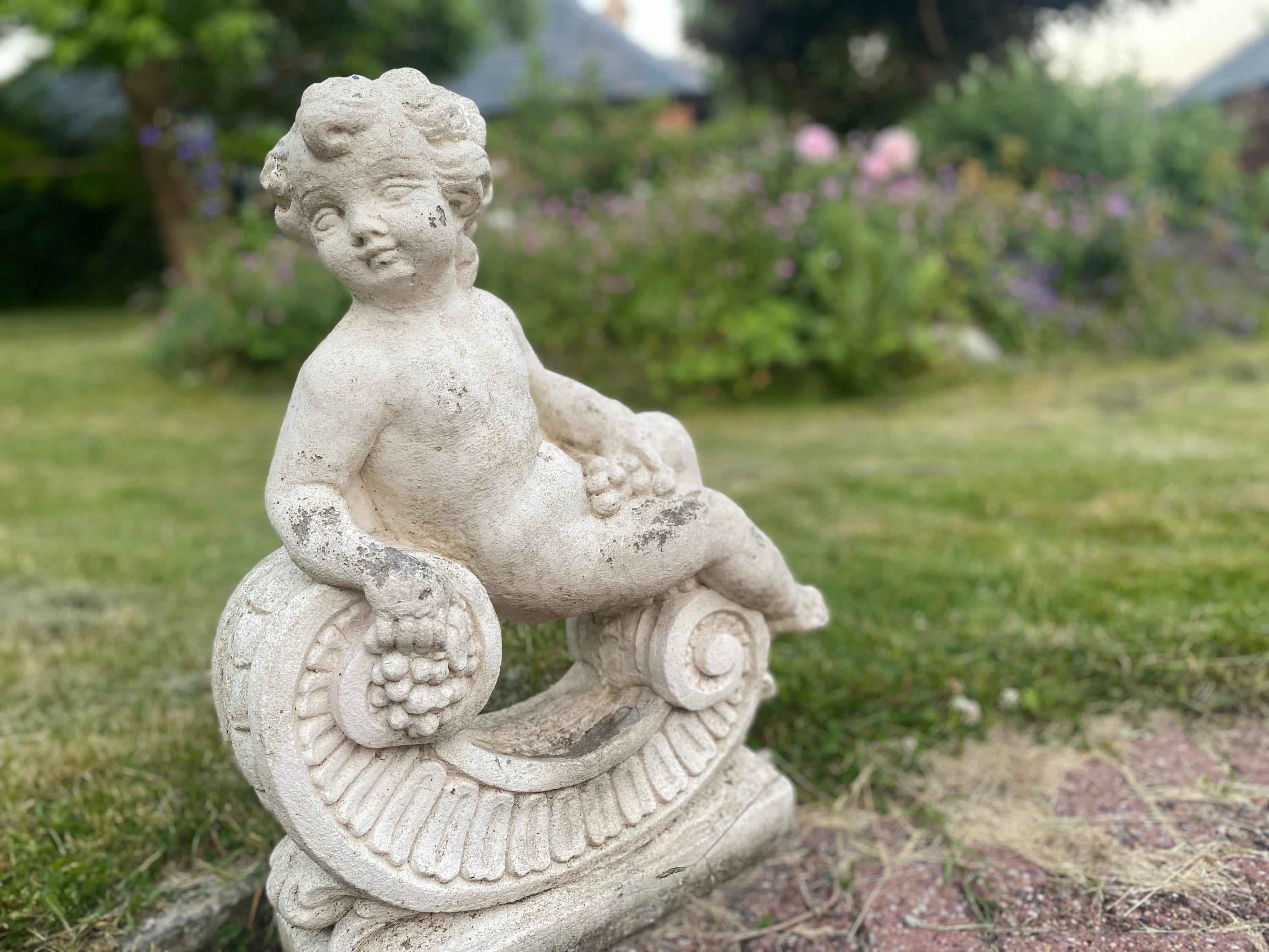Cherub Garden Statue