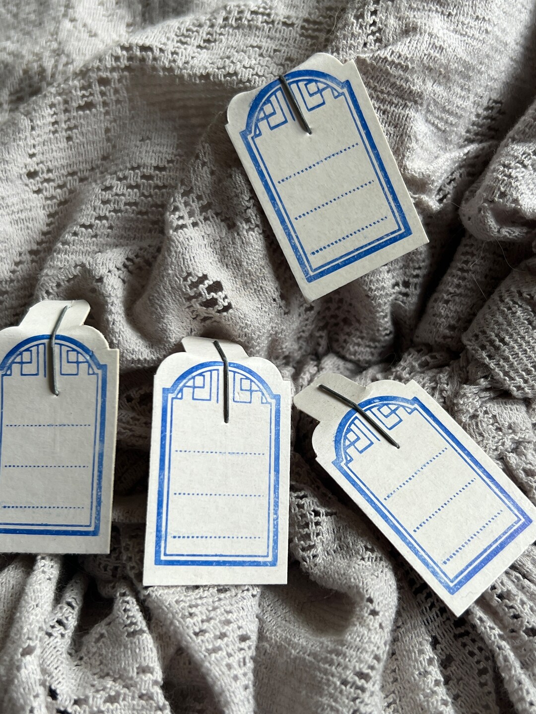 Vintage Label Tags, Paper Shop Labels With Wire, 10 Pc/ Vintage Shop ...