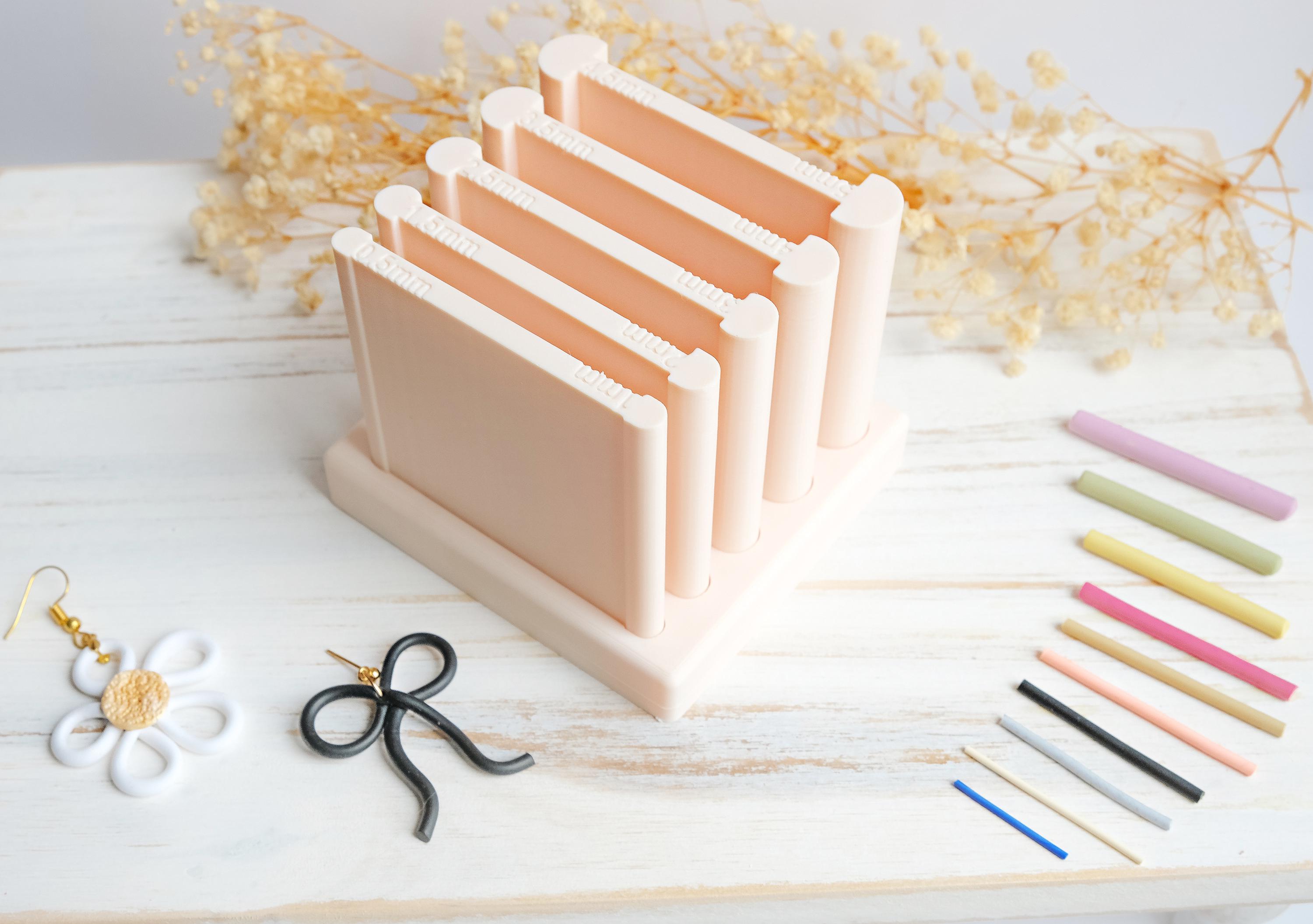 Polymer Clay Thickness & Roller Guide STL File | 3D Printable Hoop ...