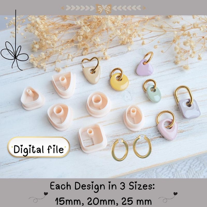 Clay Heart Shape Cutters - Etsy