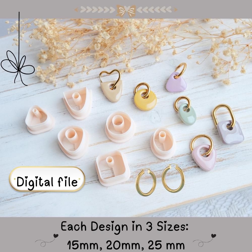Basic Geometric Shapes With Jump Ring Polymer Clay Cutters STL ...