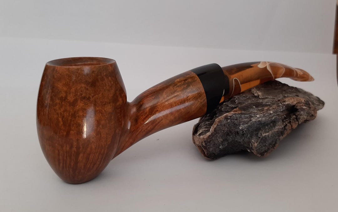 Handcrafted Briar Pipe. Made in Italy. Smoking Pipe Briar. Gift for Him ...