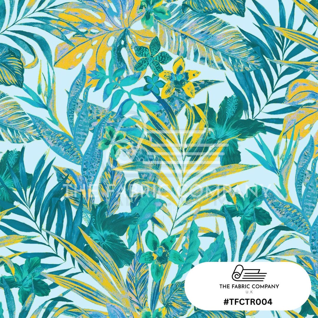 Tropical Style Print Fabric by Meter / Tropical Pattern for Clothing ...