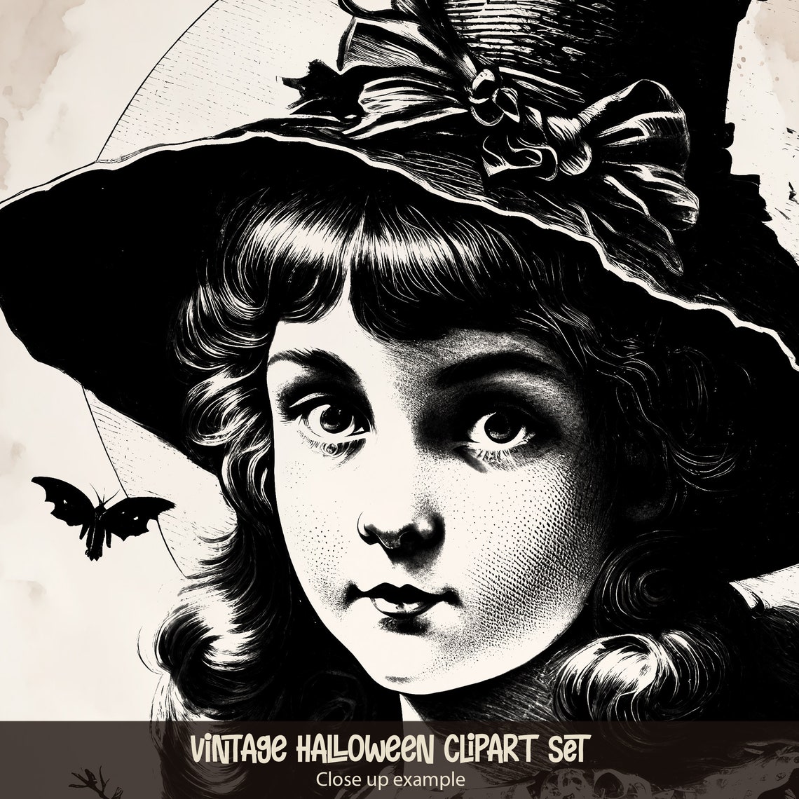 Vintage Halloween Clipart Antique Halloween Clip Art - Etsy