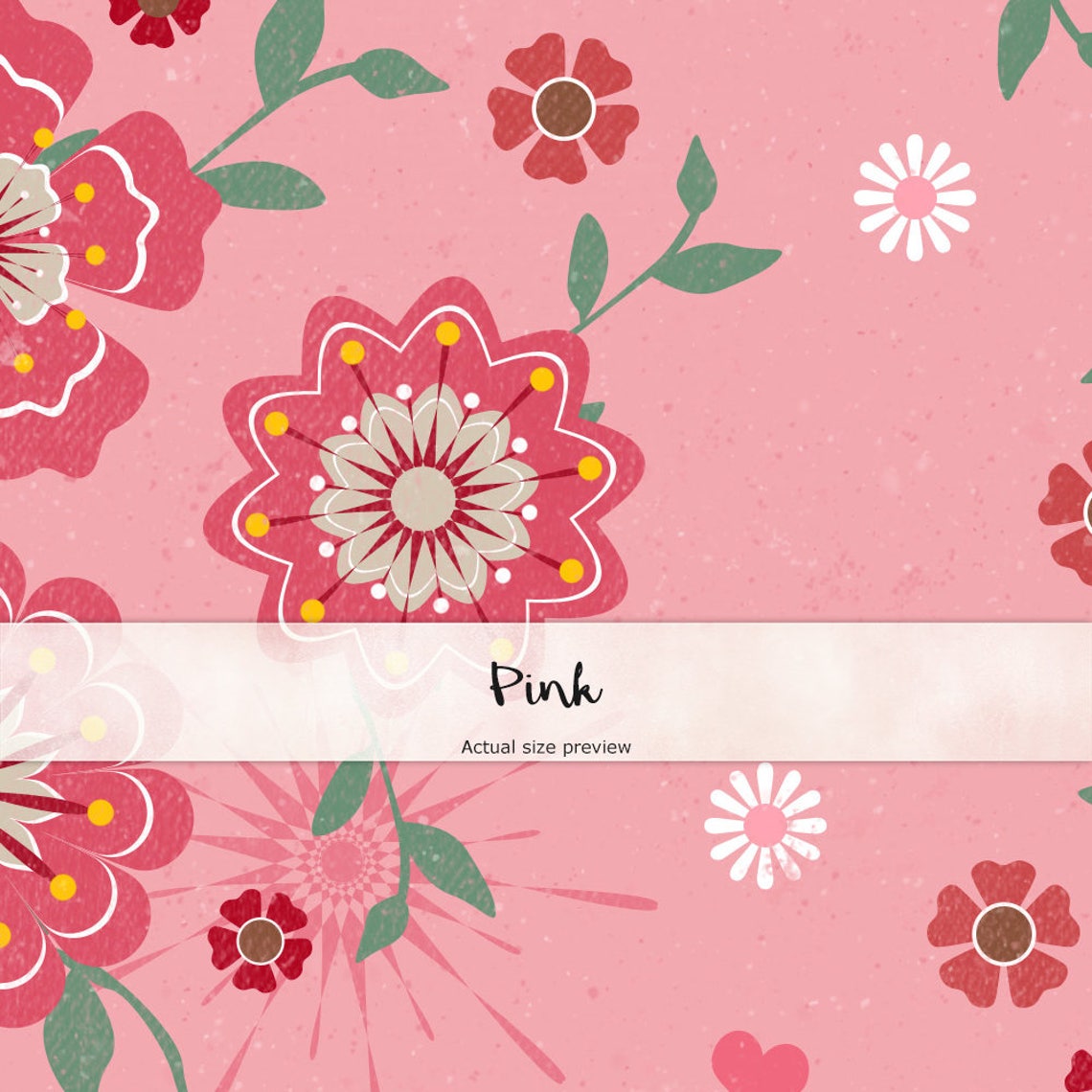 Pink Matching Paper Set of 3 12x12 Printable and Digital - Etsy Hong Kong