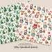 Woodland Christmas Clipart Cute Forest Animal Transparent Png Instant ...