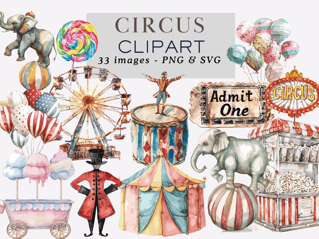 Circus Clipart Carnival Clipart Circus Graphics Circus Svg Circus Png ...