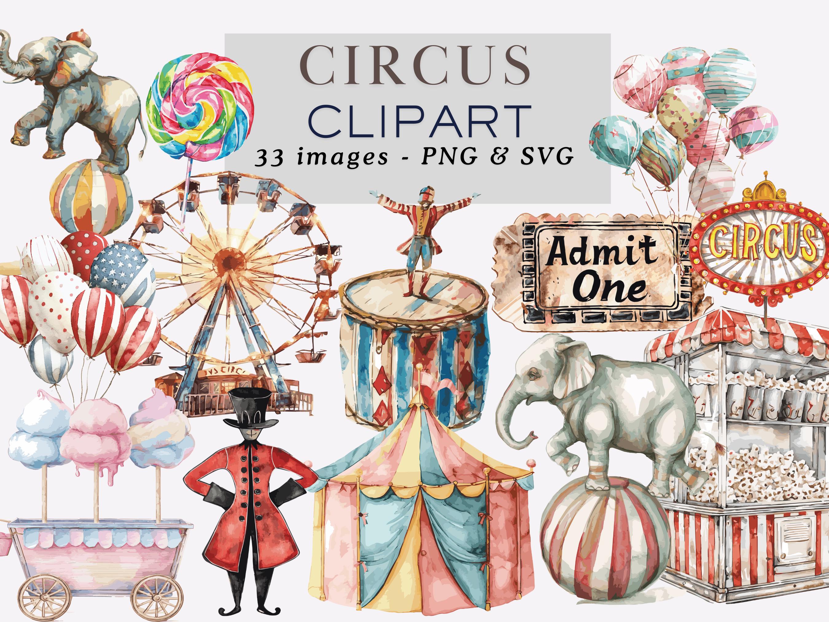 Circus Clipart Carnival Clipart Circus Graphics Circus Svg Circus Png ...