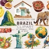Brazil / Digital Clip Art Graphics / SVG, PNG, EPS / South America, Rio ...