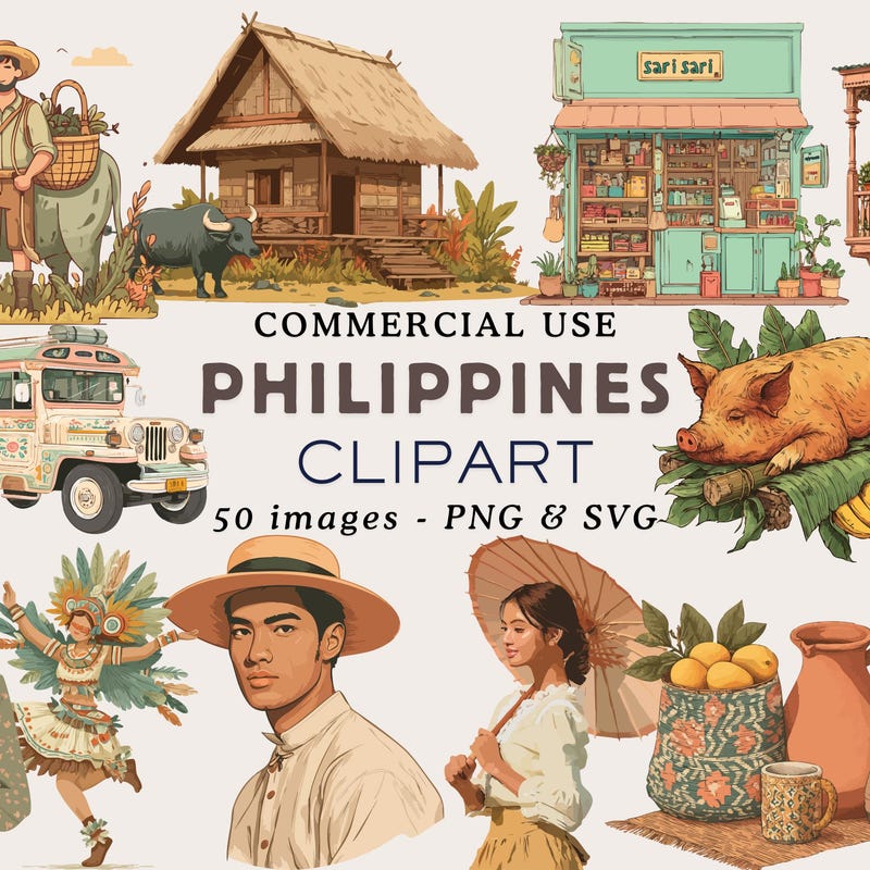 Filipino Sketch - Etsy UK