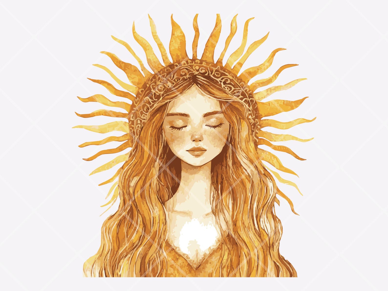 Watercolor Goddess Clipart Goddess Core Clipart Greek Mythology Clipart ...
