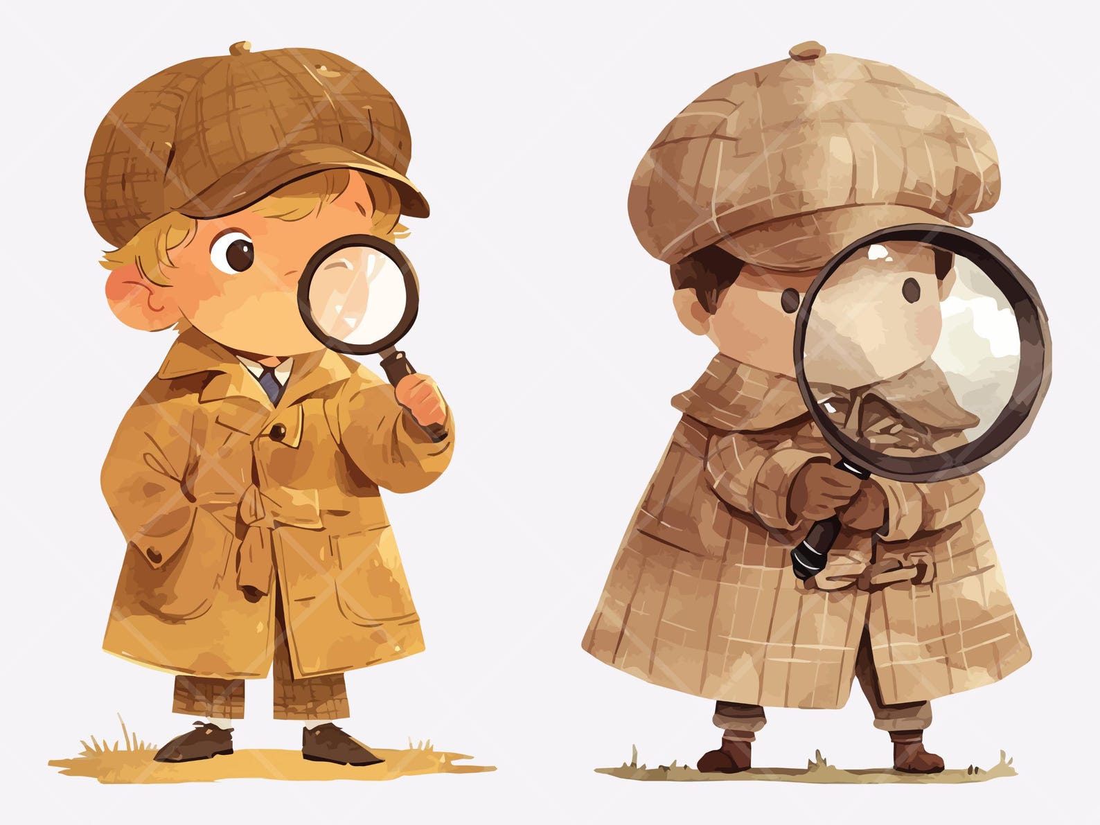 Little Detective Clipart Cute Detective Clipart Mystery Clipart ...
