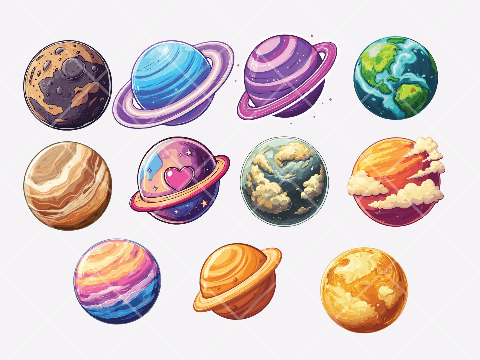 Outer Space Clipart Astronaut Clipart Planet Clipart Outer Space ...