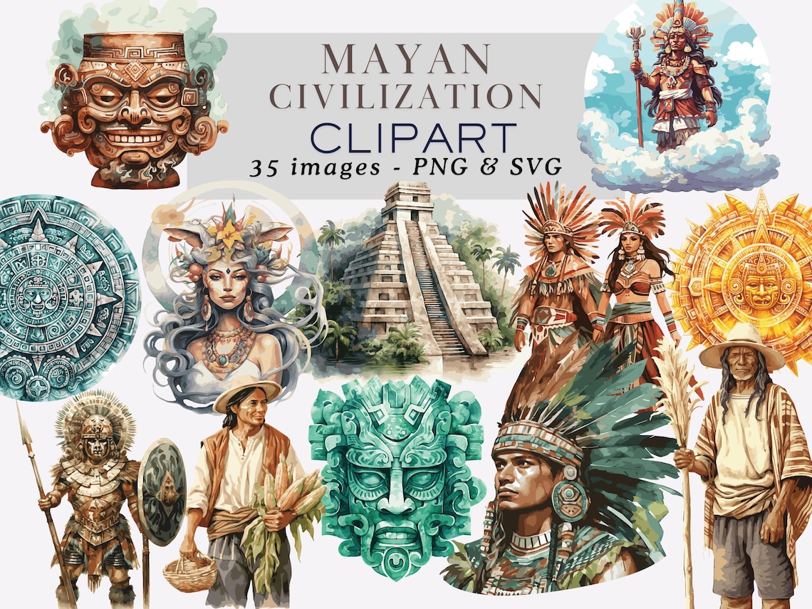 Mayan Civilization Clipart Mayan Civilization Graphics Mayan ...
