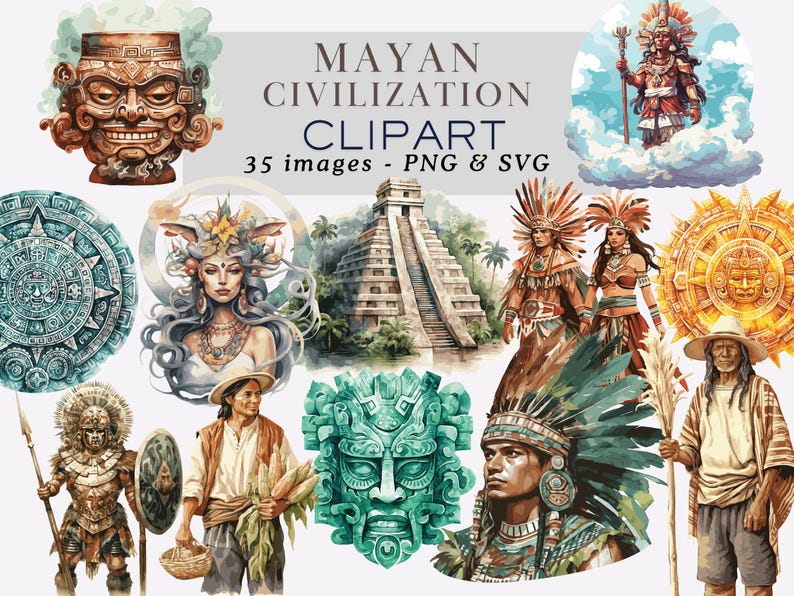 Mayan Civilization Clipart Mayan Civilization Graphics Mayan ...